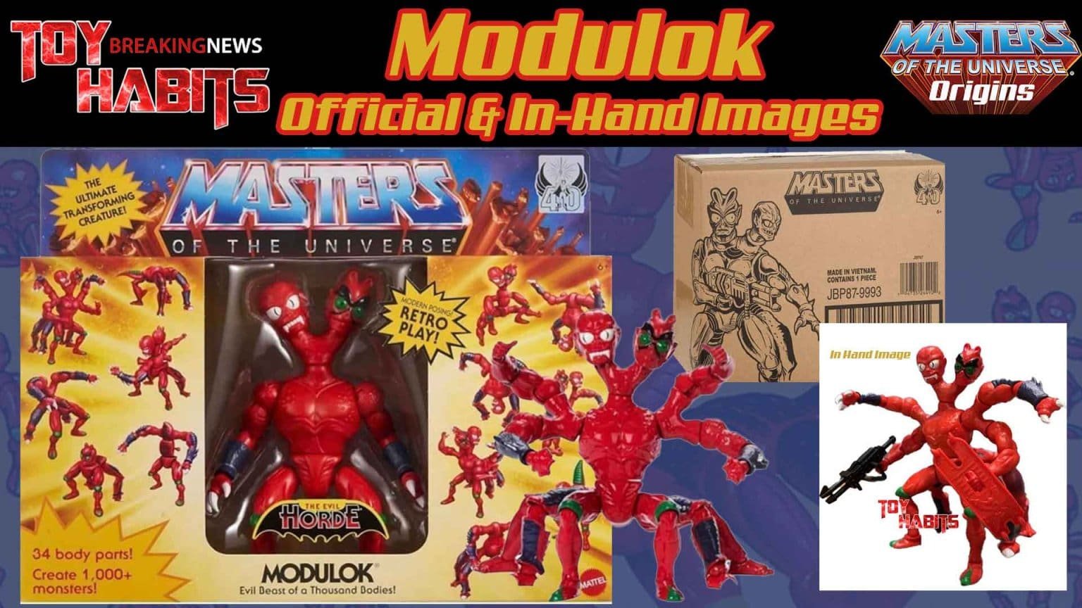 Modulok Masters of the Universe Origins Official Images