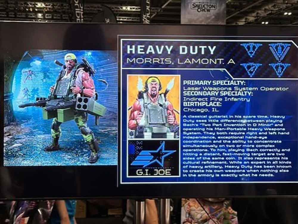 Heavy Duty GI Joe Classified Series Official Images - Toy Habits