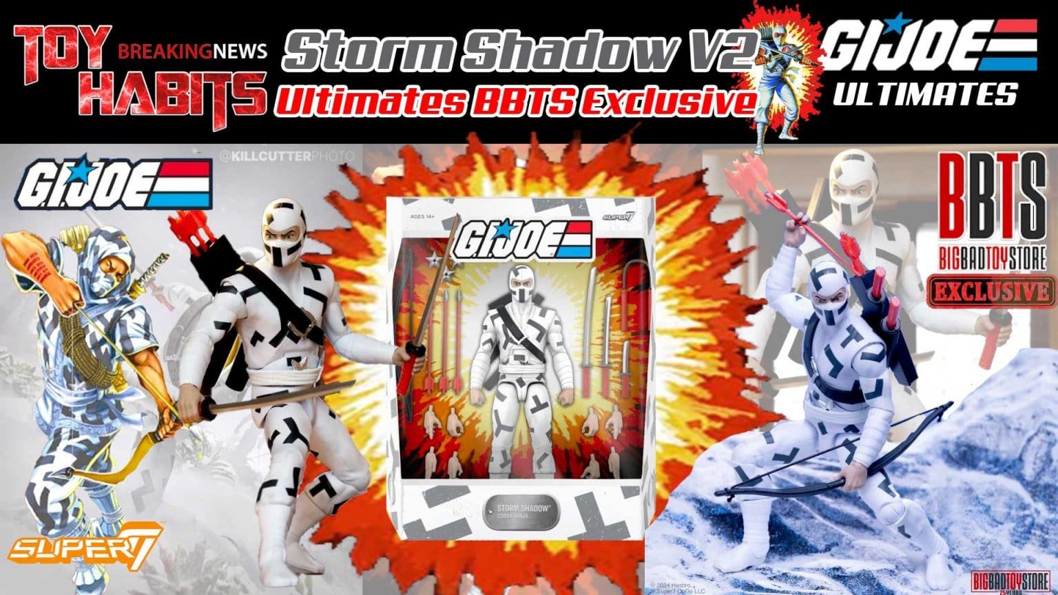 Storm Shadow Camouflage Super7 GI Joe Ultimates Exclusive