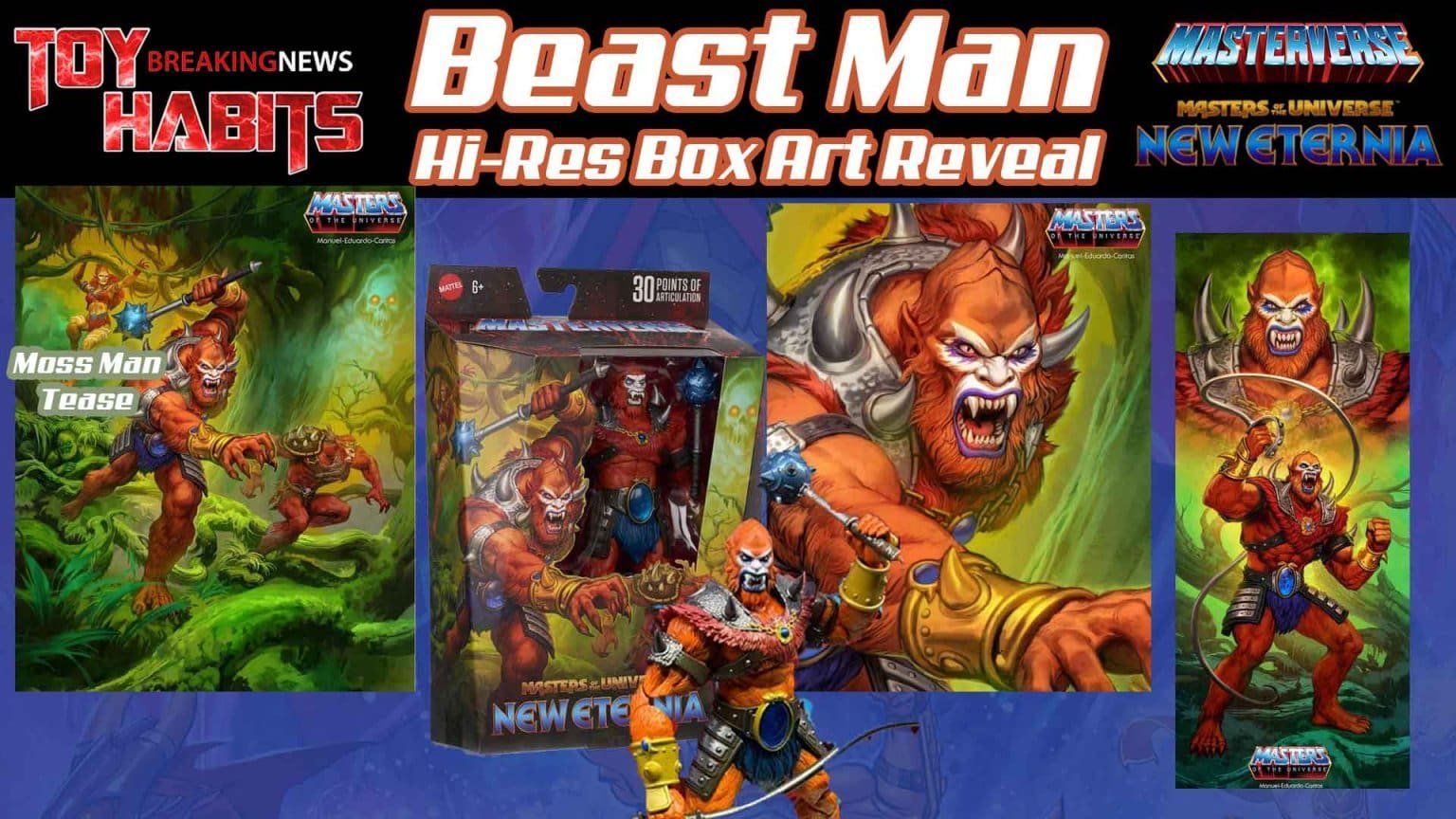 Beast Man New Eternia Masterverse Official Hi-Res Box Art Reveal - Toy ...