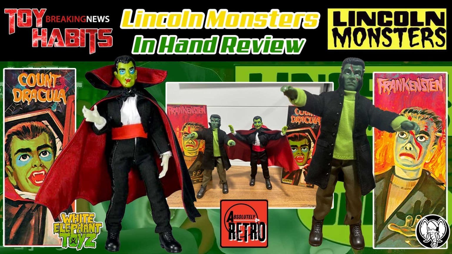 Lincoln Monsters by White Elephant Toys In Hand Images