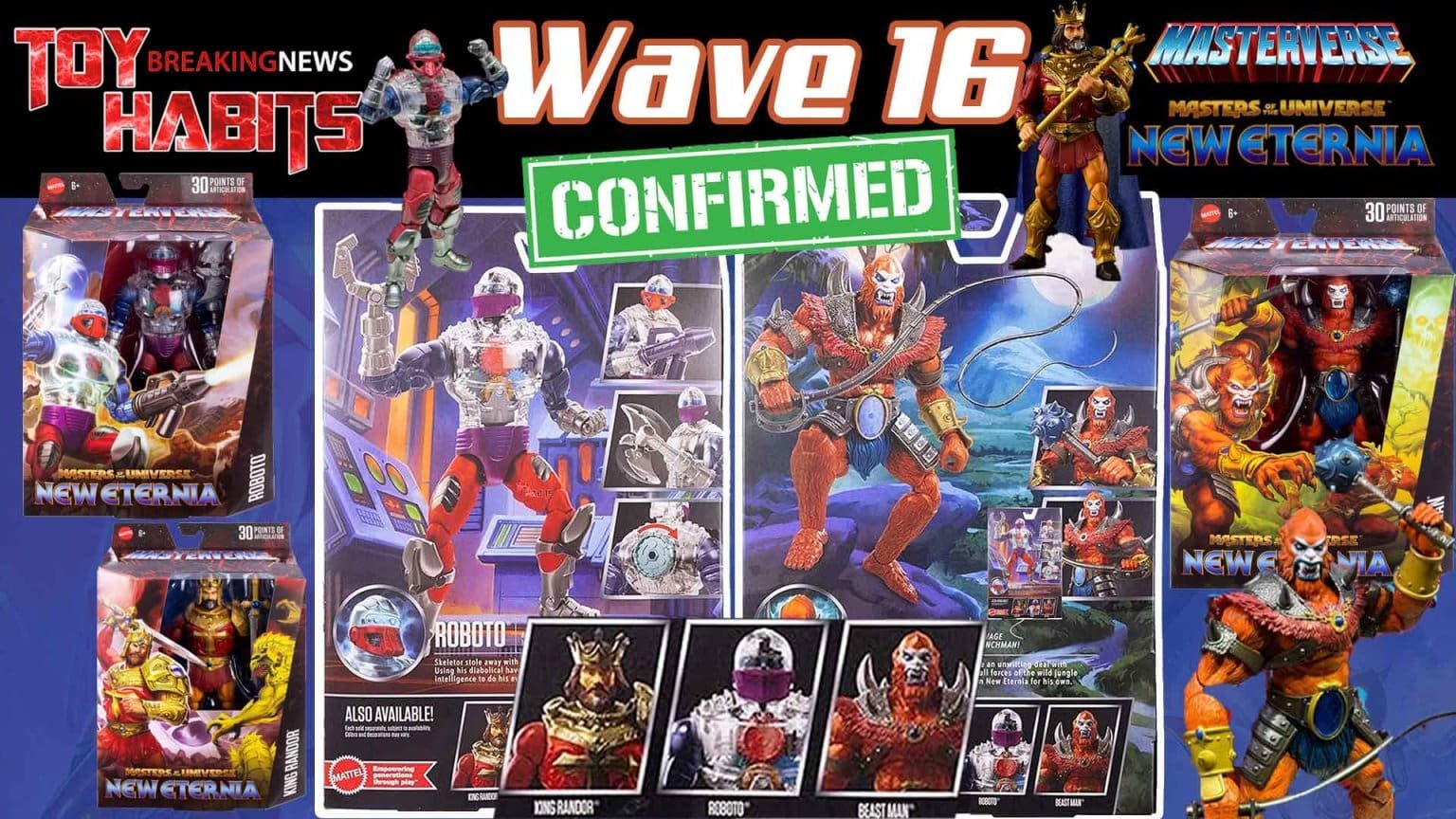 Wave 16 New Eternia Masterverse Figure Assortment Confirmed - Toy Habits