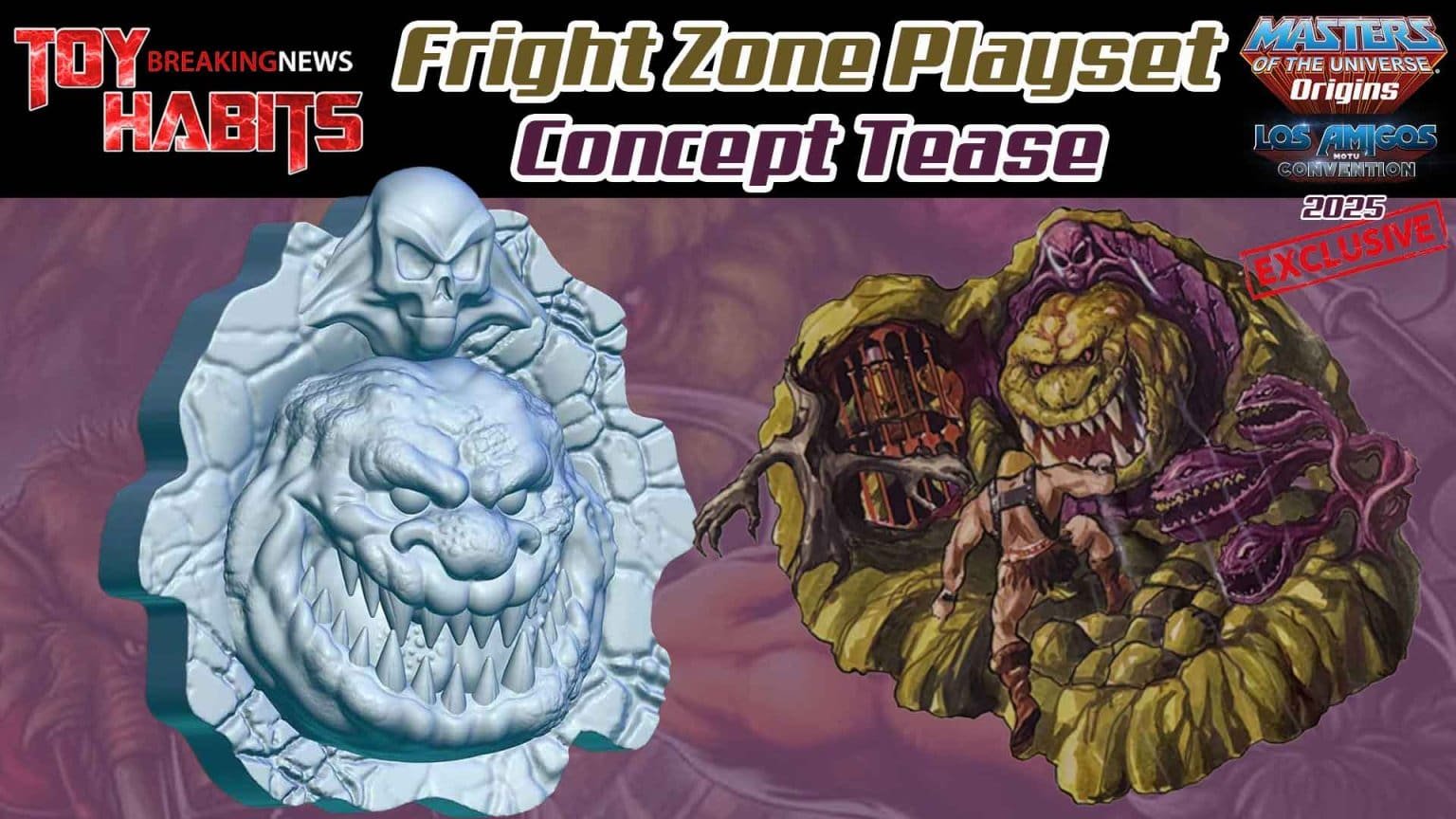 Concept Fright Zone MOTU Origins Los Amigos Convention 2025 Tease - Toy ...