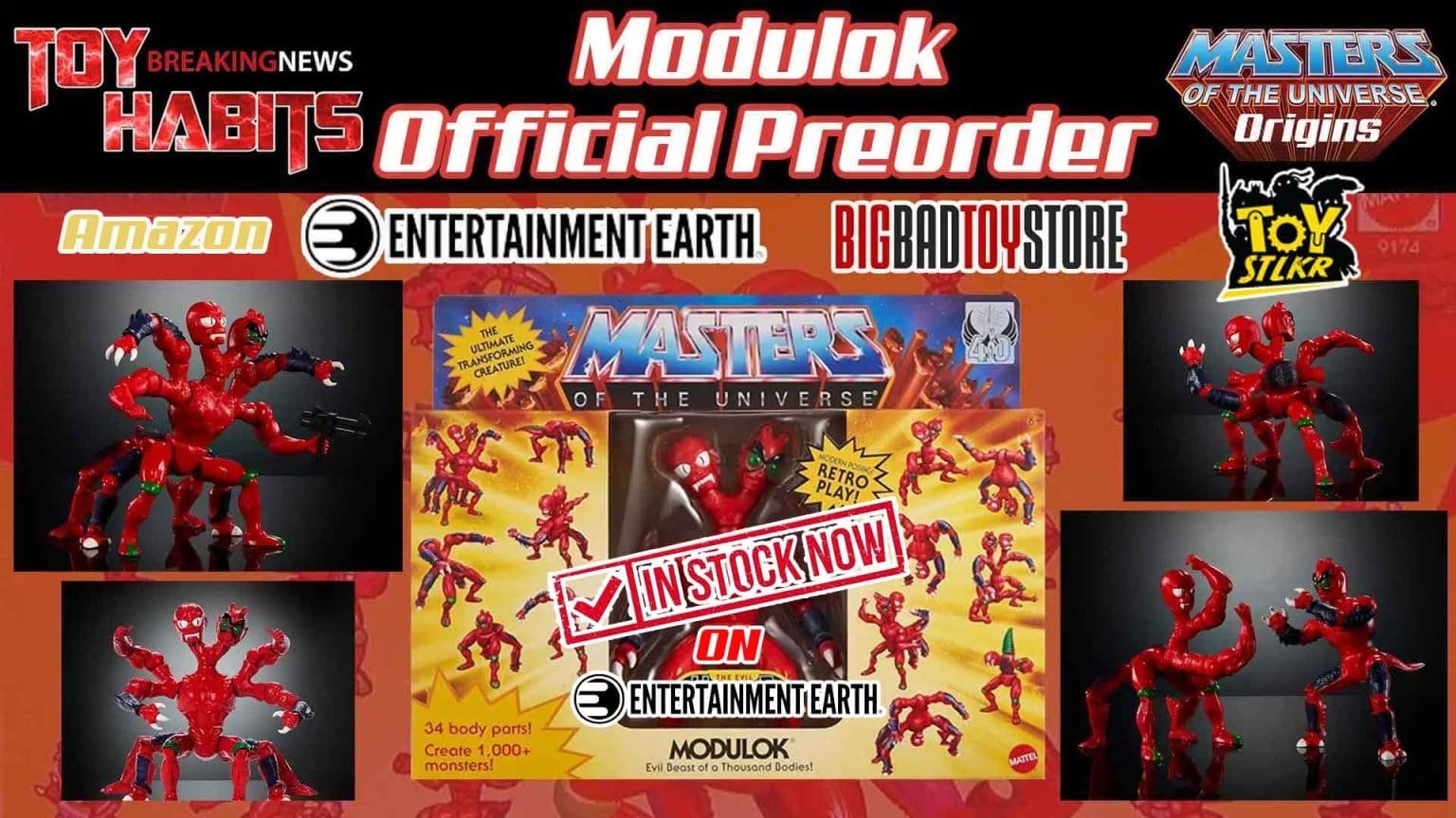 Modulok MOTU Origins Deluxe Exclusive Official Preorder