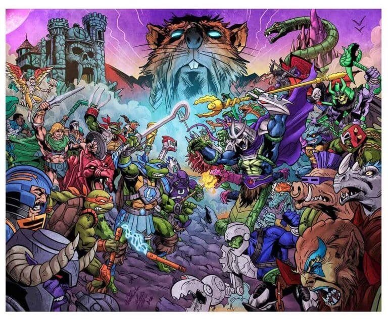 Leonardo Turtles of Grayskull Wave 6 Hi-Res Card Art Reveal - Toy Habits