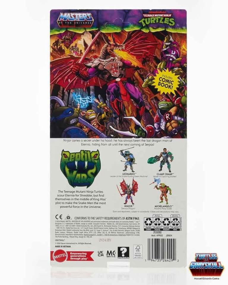Ninjor Turtles of Grayskull Wave 6 Hi-Res Art Reveal