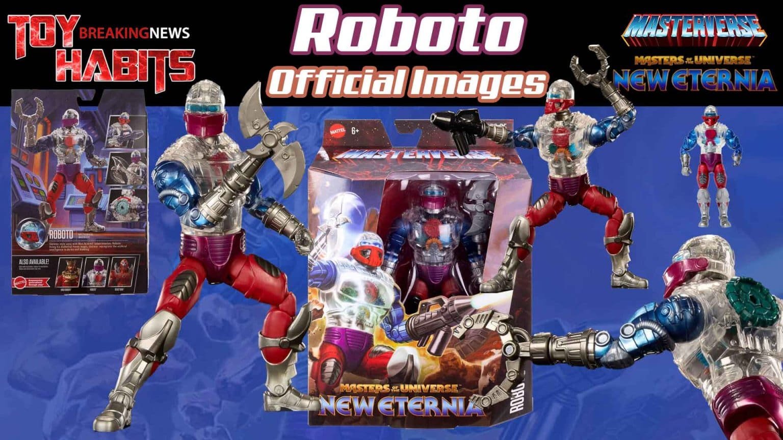 Roboto New Eternia Masterverse Official Images - Toy Habits