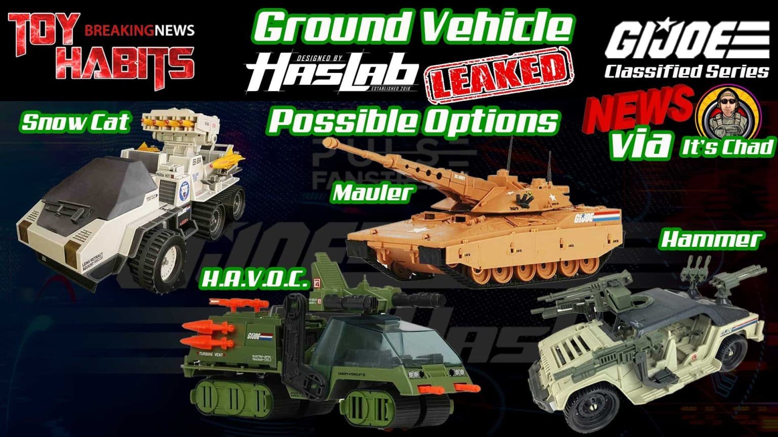 Future GI Joe Classified Series HasLab Ground Vehicle Possibilities ...