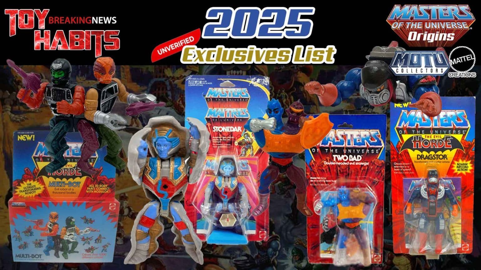 MOTU Origins Mattel Creations 2025 Exclusives List - Toy Habits