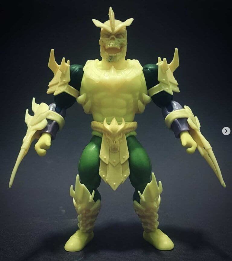 Skeletor Shredder Turtles of Grayskull Test Shot / Prototype - Toy Habits