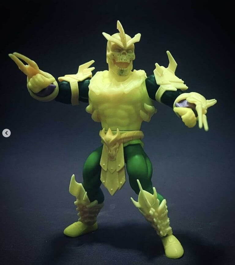 Skeletor Shredder Turtles of Grayskull Test Shot / Prototype - Toy Habits