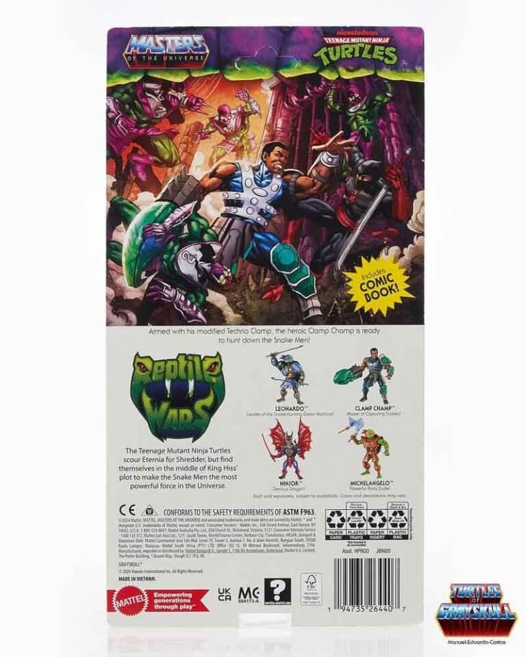 Clamp Champ Turtles of Grayskull Wave 6 Hi-Res Art Reveal