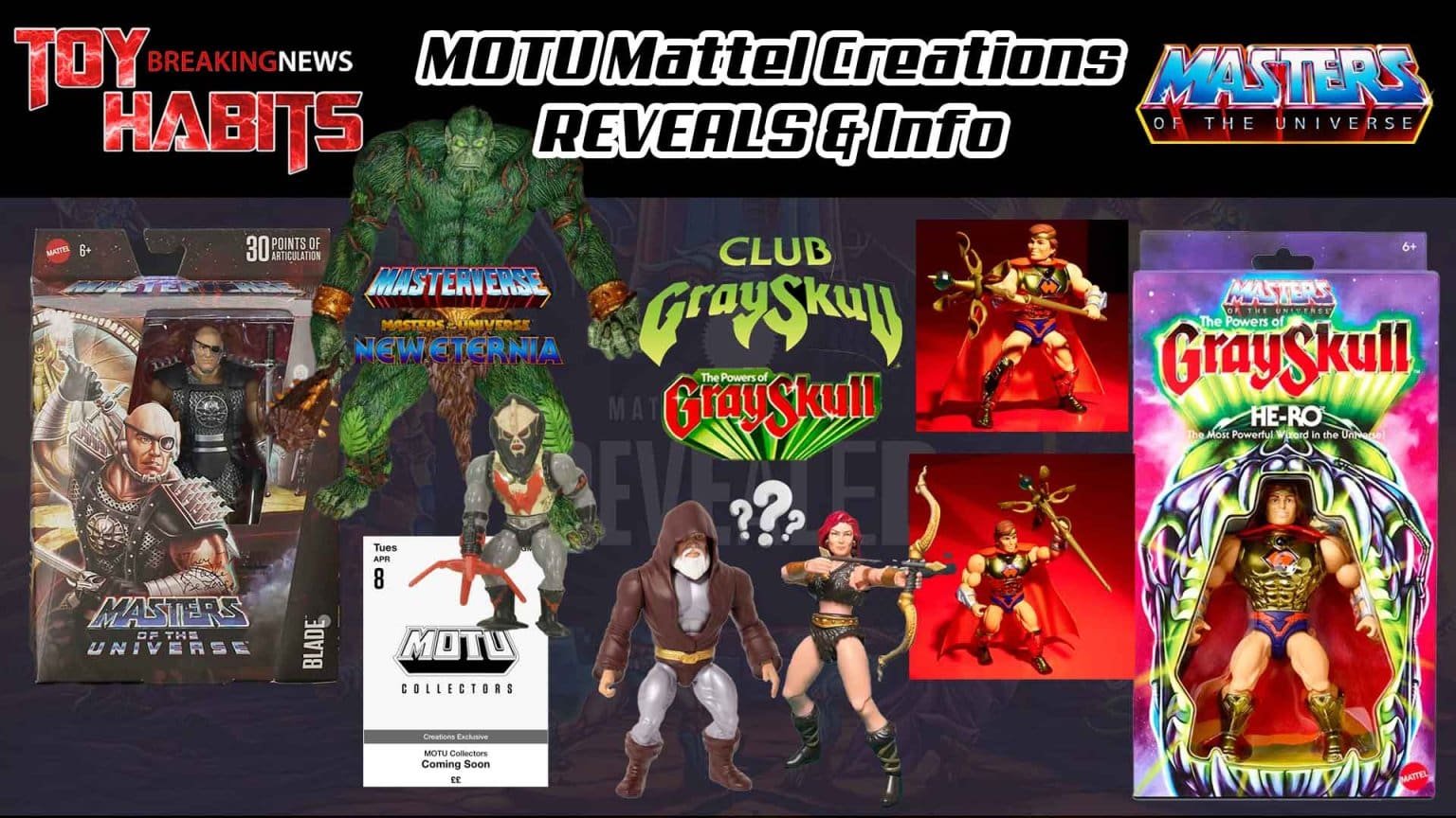 Masters of the Universe March 2025 MOTU Mattel Reveals