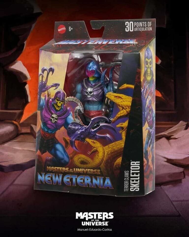 New Eternia Terror Claws Skeletor Masterverse Hi Res Art Reveal