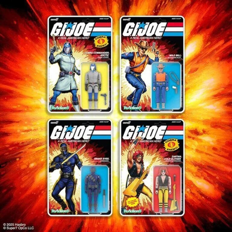 Wave 3 GI Joe ReAction+ Super7 O-Ring Official Images Leaked