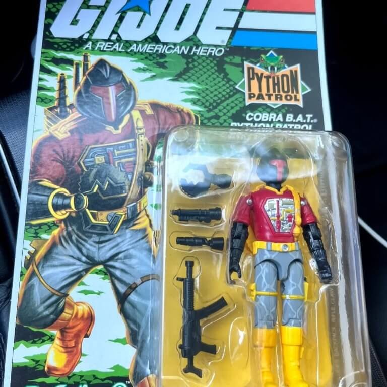 Python Patrol BAT GI Joe Super7 ReAction+ Target Exclusive Confirmed