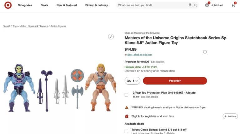 Retro He-Man & Skeletor MOTU Origins 2-Pack Hi Res Art Reveal