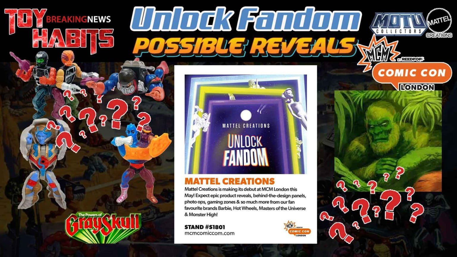 Mattel Creations Unlock Fandom 2025 MOTU Possible Reveals