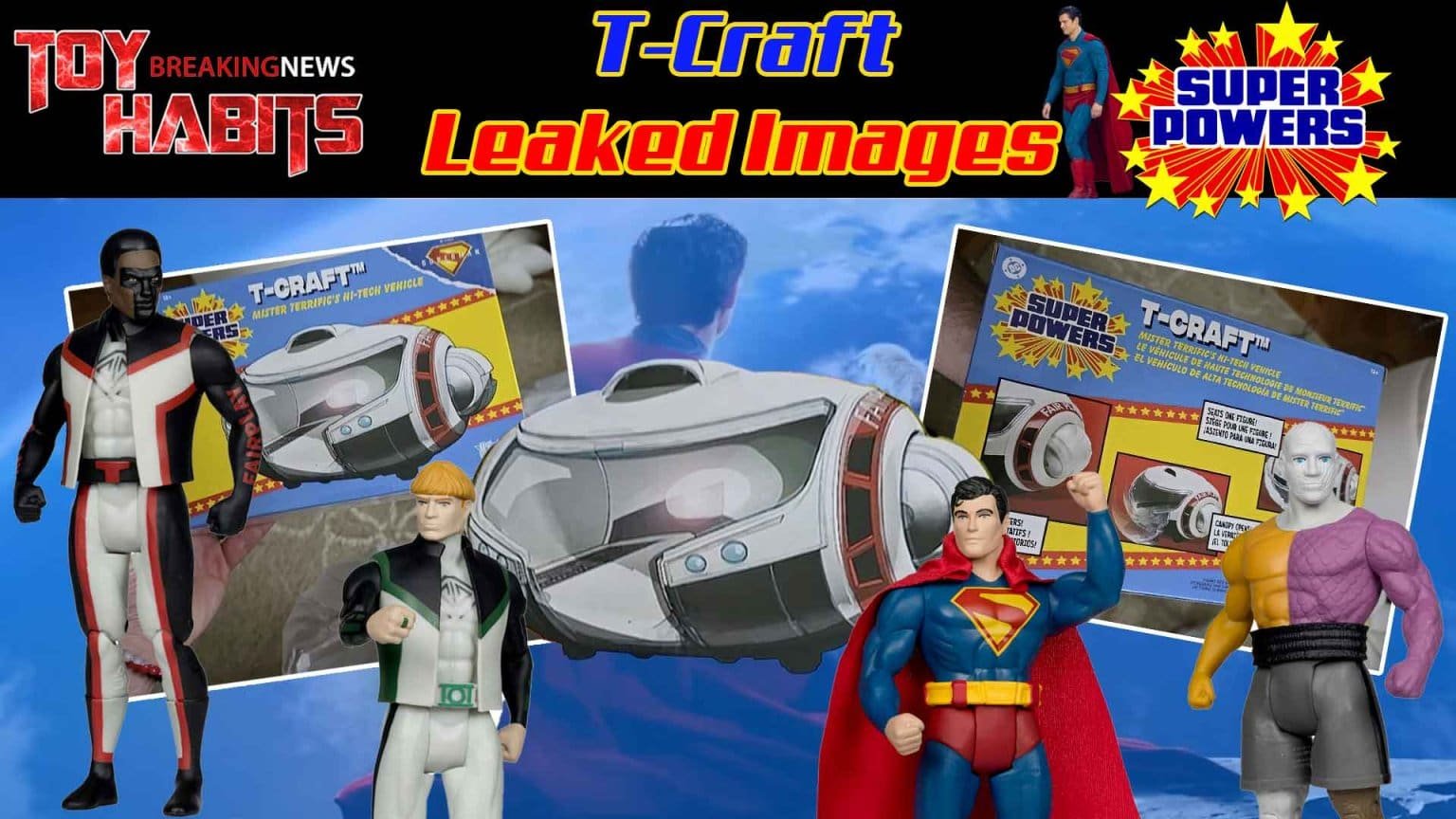 McFarlane DC Super Powers T-Craft Vehicle Leaked Images
