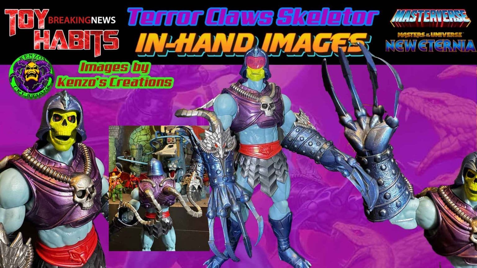 Terror Claws Skeletor New Eternia Masterverse MOTU Wave 17 In-Hand ...