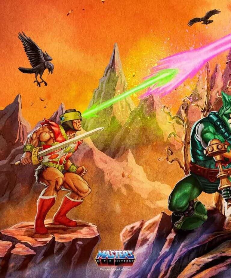 Fright Zone MOTU Origins Playset Hi Res Art Reveal