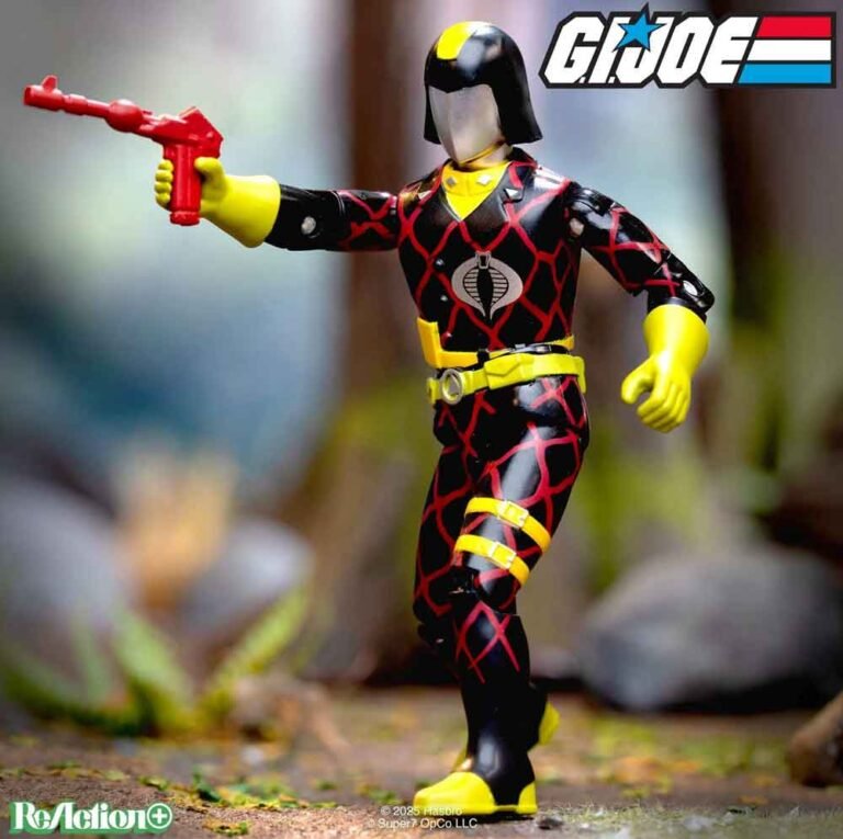 GI Joe Python Patrol Cobra Commander Reaction+