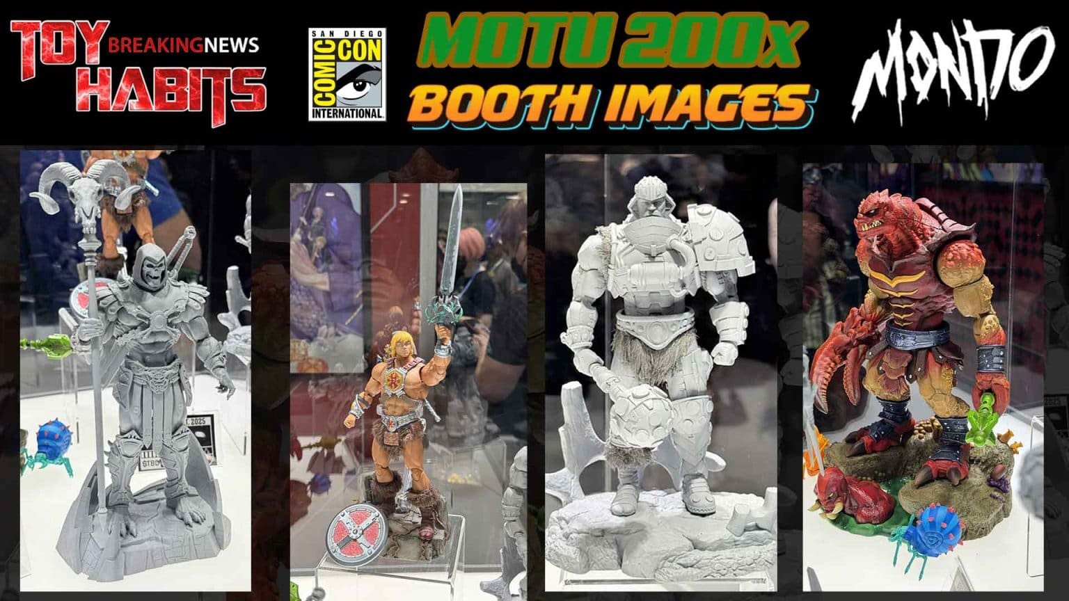 MOTU 200x Twelfth Scale Mondo SDCC 2025 Booth Images - Toy Habits