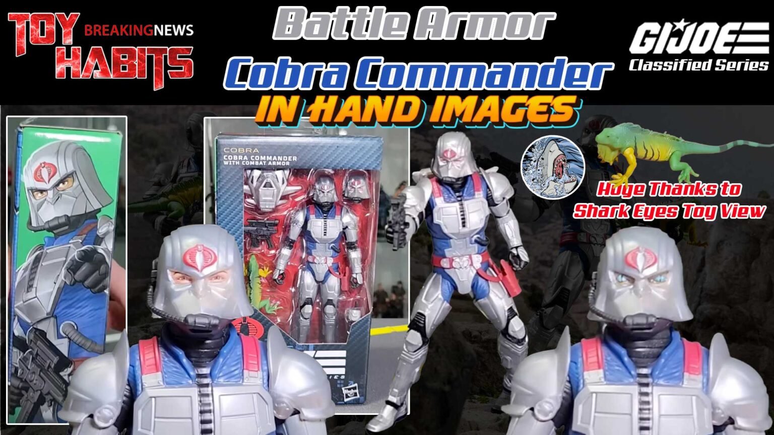 Battle Armor Cobra Commander GI Joe Classified In Hand Images