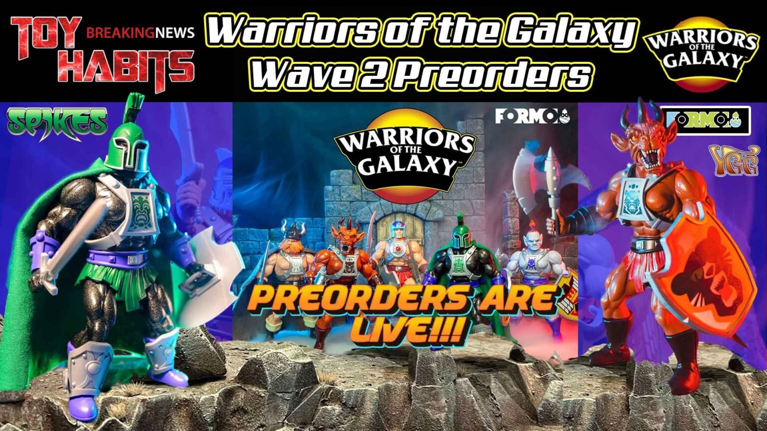 Formo Toys Warriors of the Galaxy Wave 2 Preorders