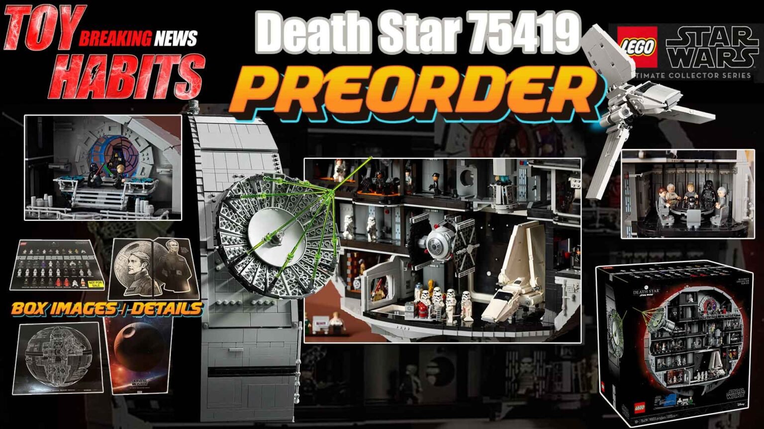 Lego Death Star UCS 75419 Official Images and Preorder Details - Toy Habits