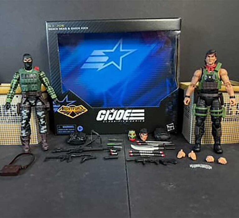Night Force Beach Head and Quick Kick GI Joe Classified Series In-Hand ...