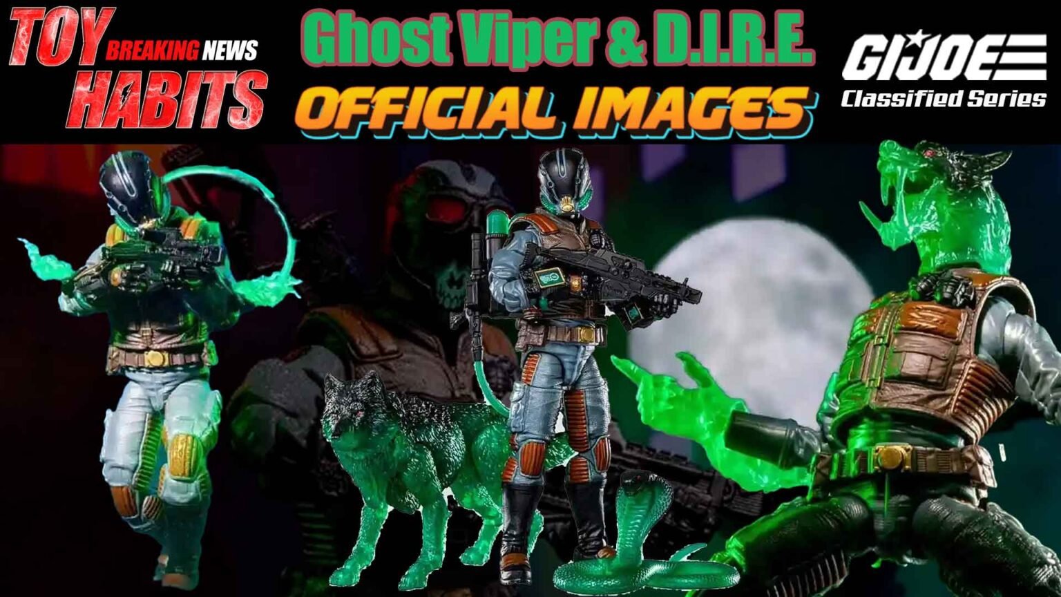 Ghost Viper and DIRE GI Joe Classified Series Official Images - Toy Habits