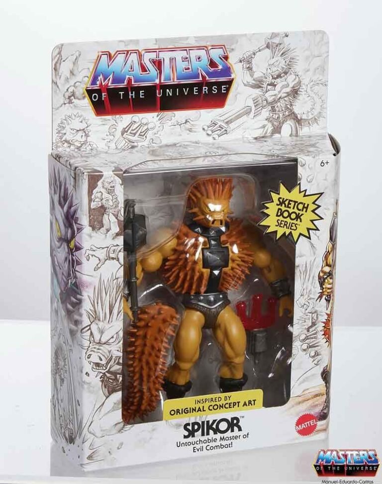 Spikor MOTU Origins Sketch Book Series Package Reveal