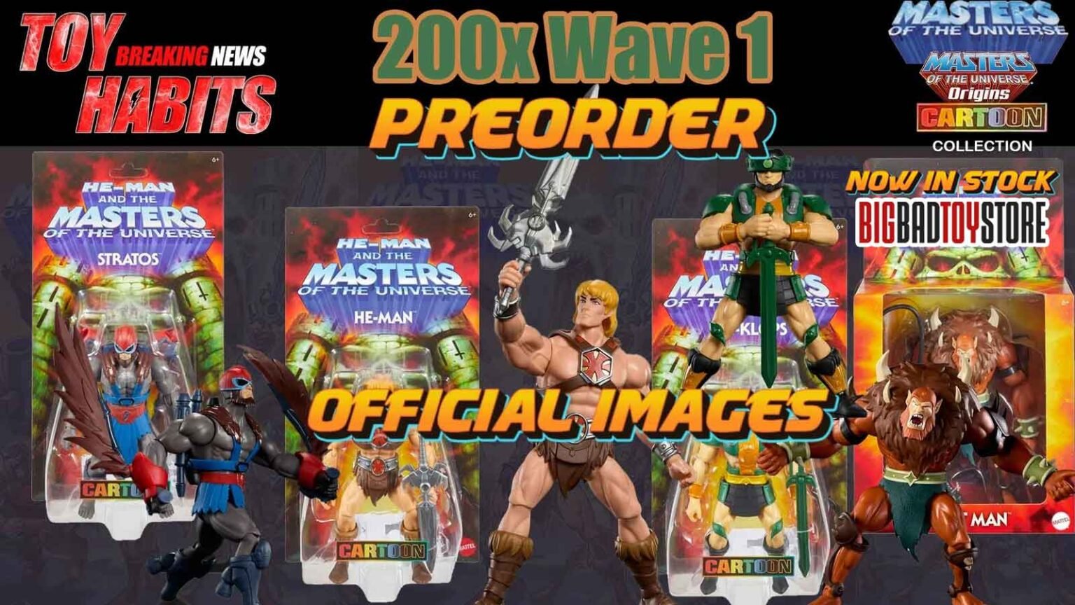 200x MOTU Origins Cartoon Collection Wave 1 Official Images and ...