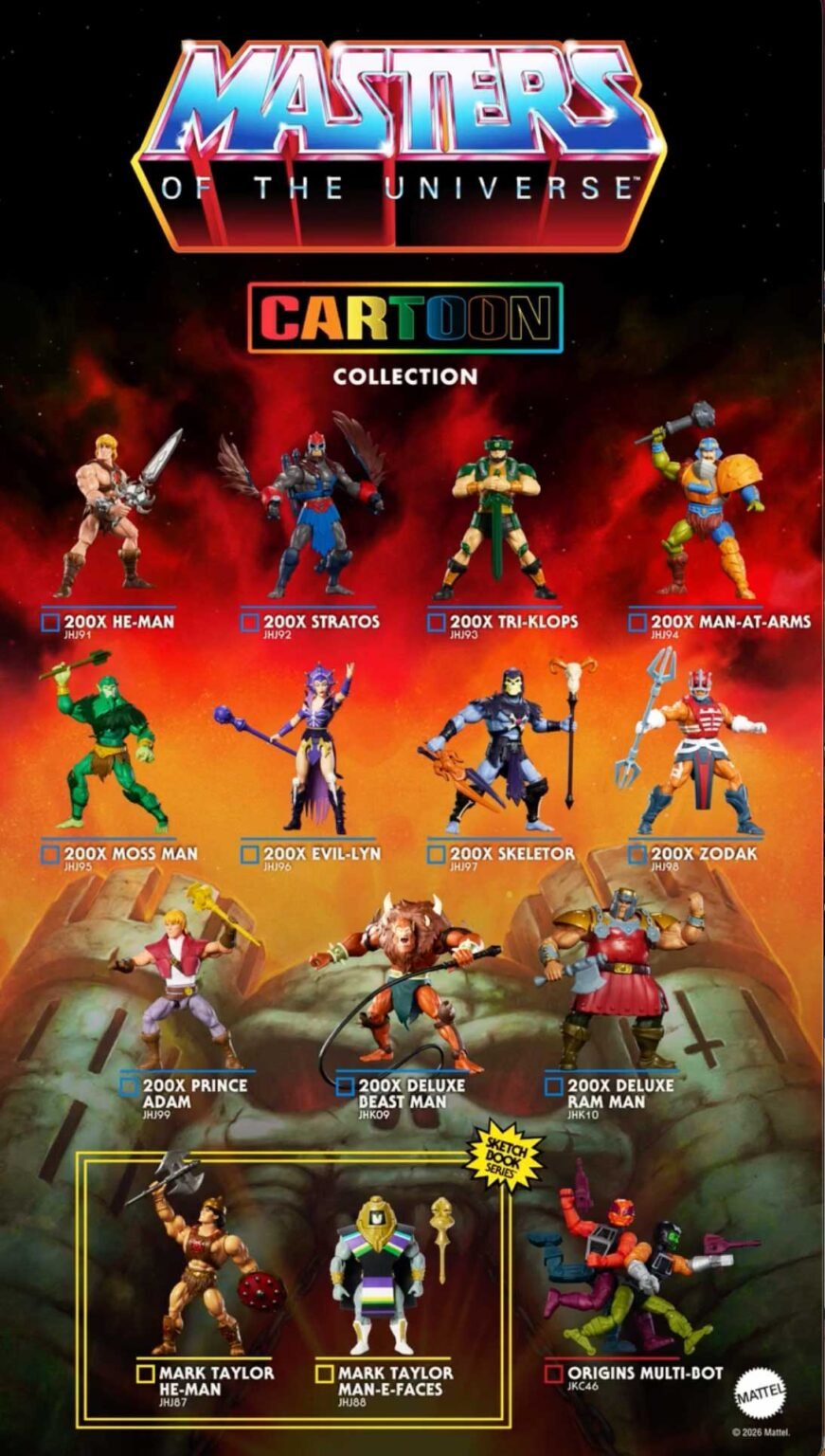 Mark Taylor Man E Faces MOTU Origins Sketch Book Series Official Hi-Res ...