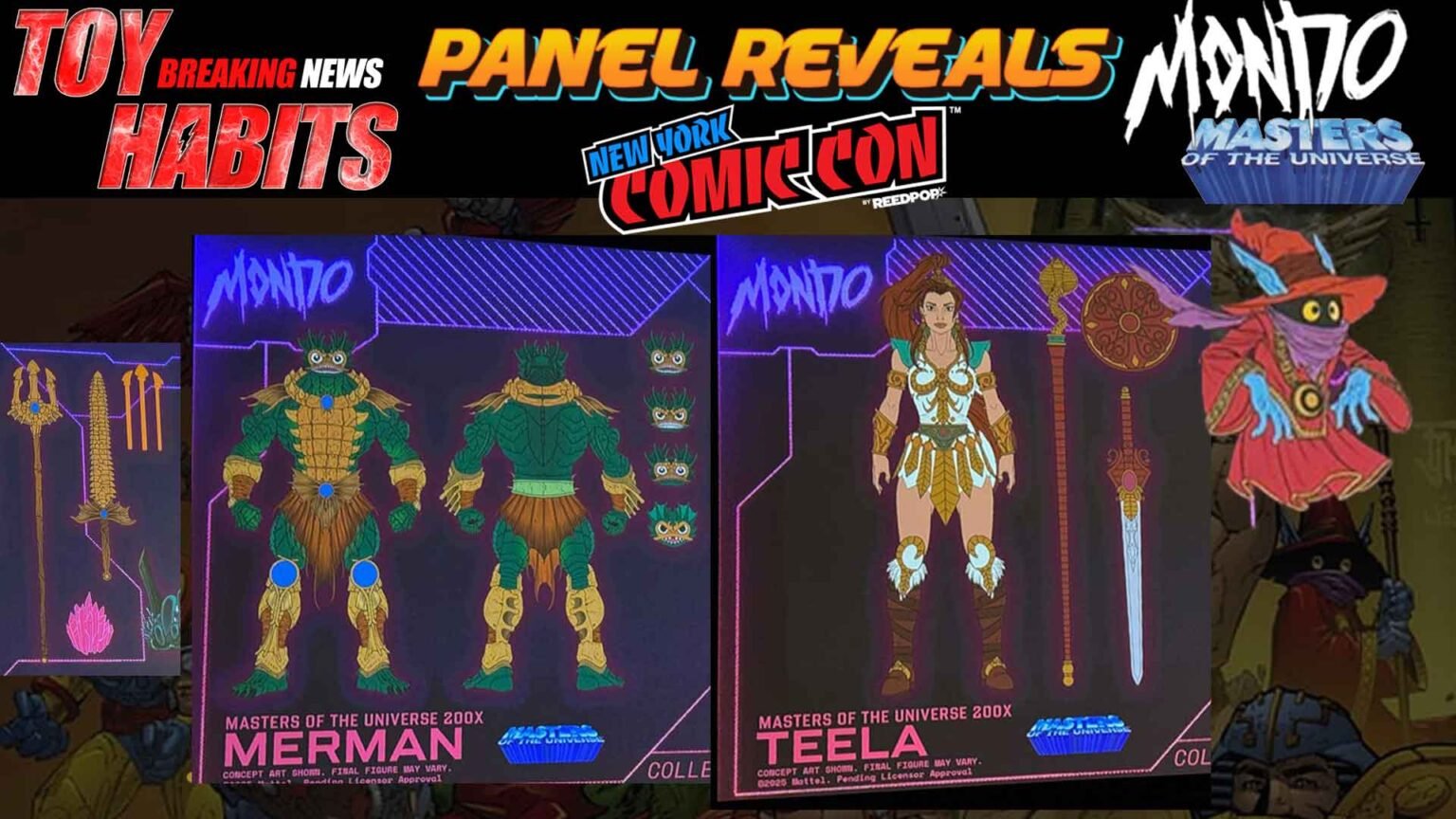 Mondo MOTU 200x NYCC 2025 Panel Reveals - Toy Habits