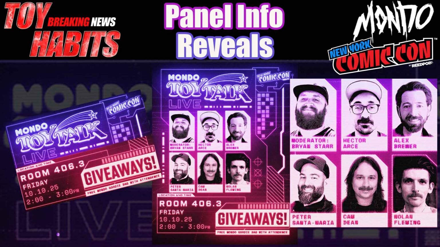 Mondo New York Comic Con 2025 Panel Info & Reveals - Toy Habits