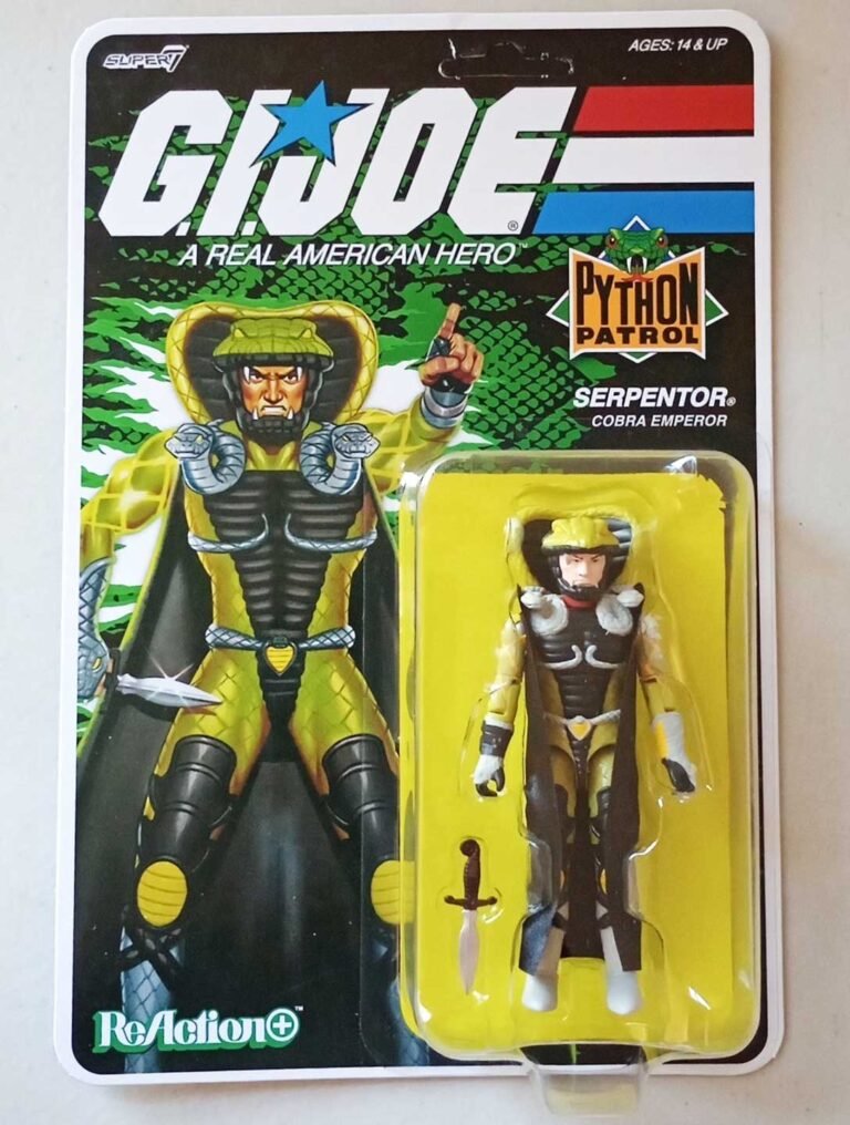 GI Joe Super7 Python Patrol Serpentor Reaction+Leaked Images