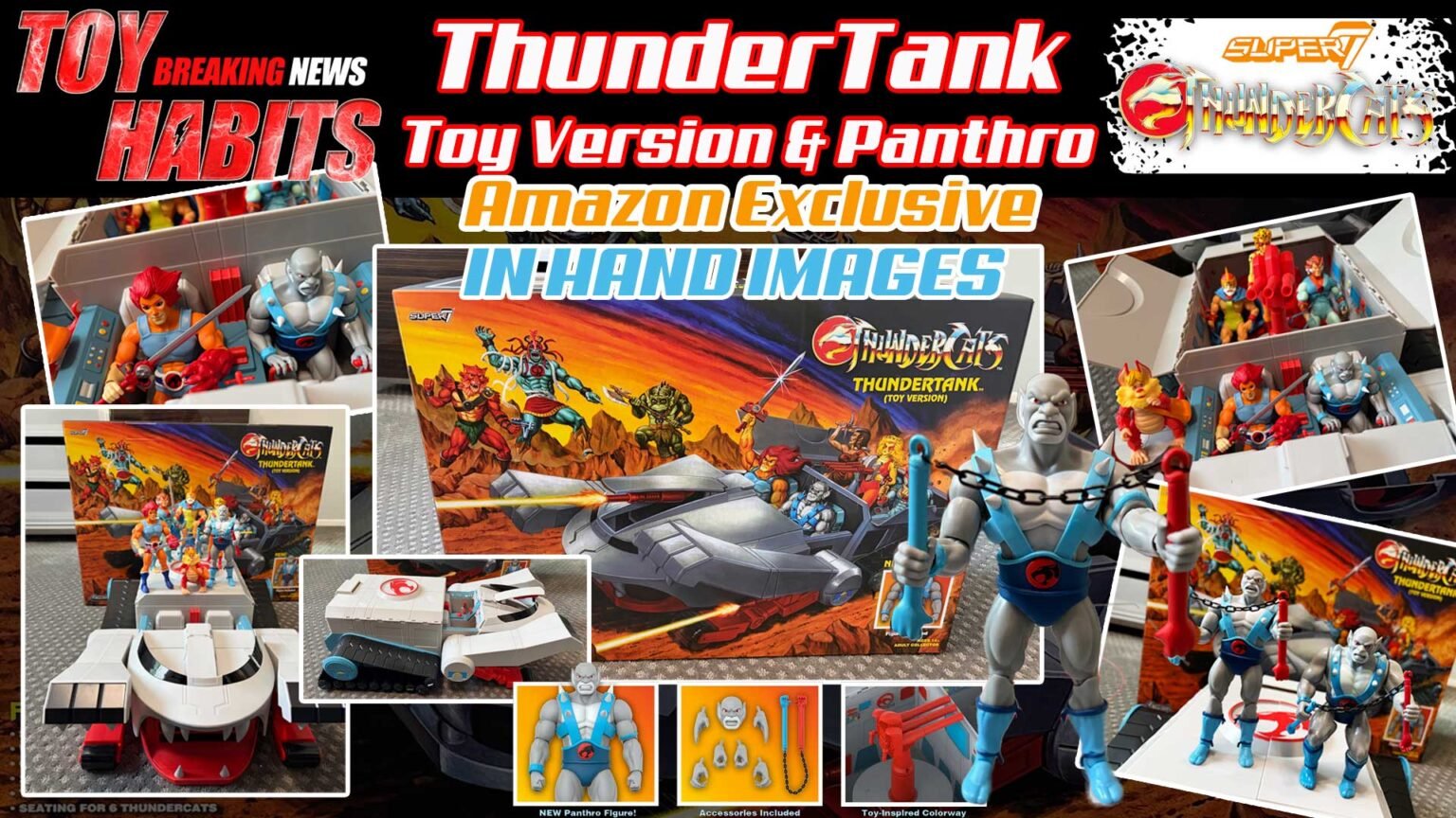 Super7 ThunderCats ThunderTank Panthro In Hand Images & Unboxing