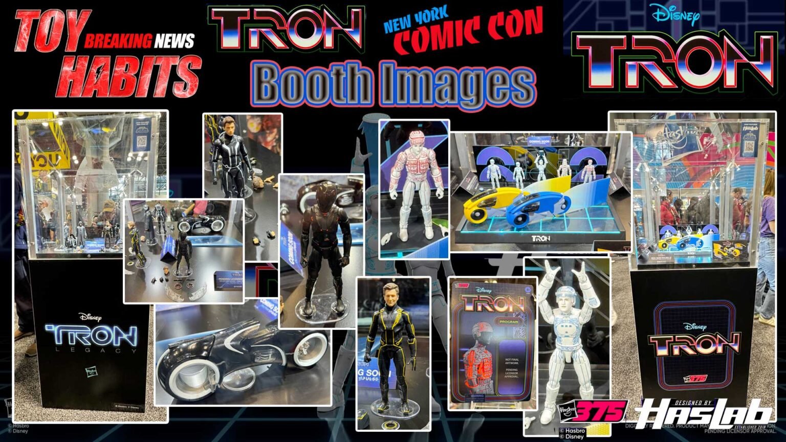 Tron NYCC 2025 Haslab and Tron Legacy Hasbro Booth Images - Toy Habits