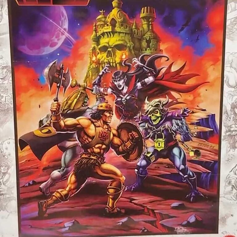 Mark Taylor He-Man MOTU Origins Sketch Book Series Hi Res Art & Package ...