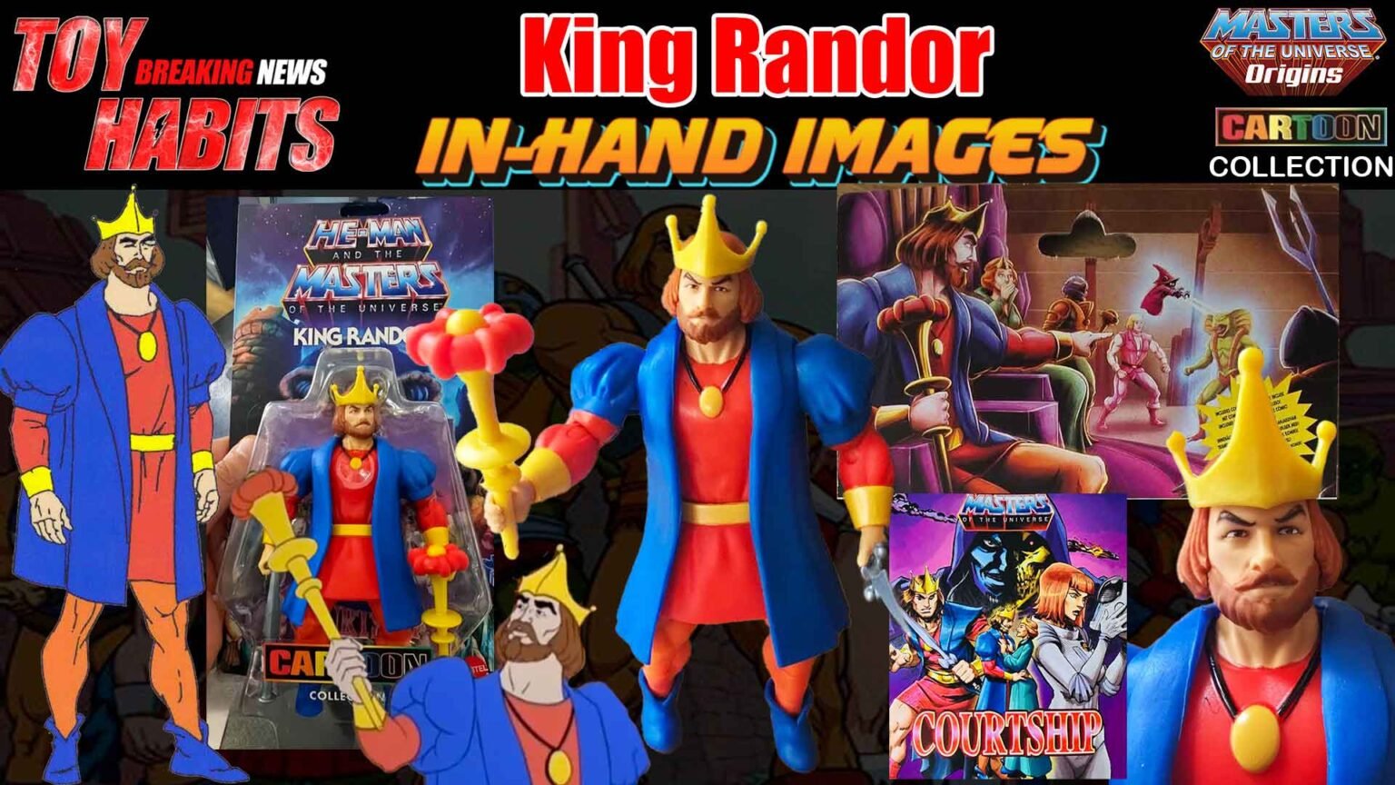 King Randor MOTU Origins Cartoon Collection In-Hand Images - Toy Habits