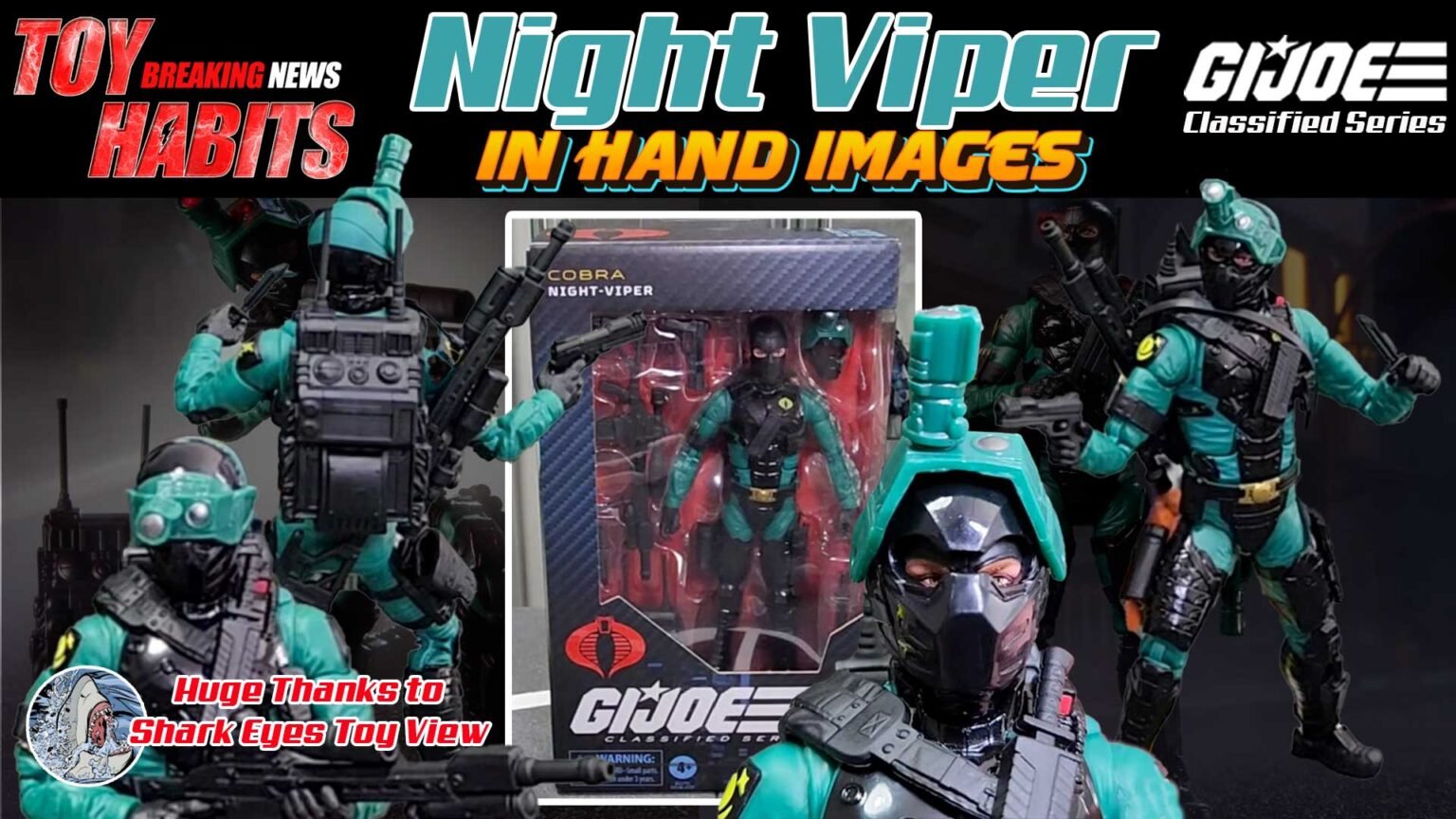 Night Viper GI Joe Classified Series In Hand Images - Toy Habits