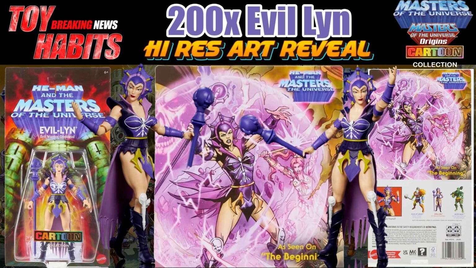 200x MOTU Origins Evil Lyn Hi Res Package Art Reveal
