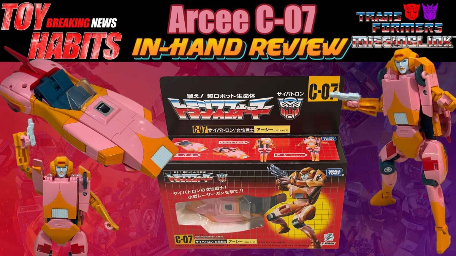 Arcee Transformers Missing Link C-07 In-Hand Review - Toy Habits