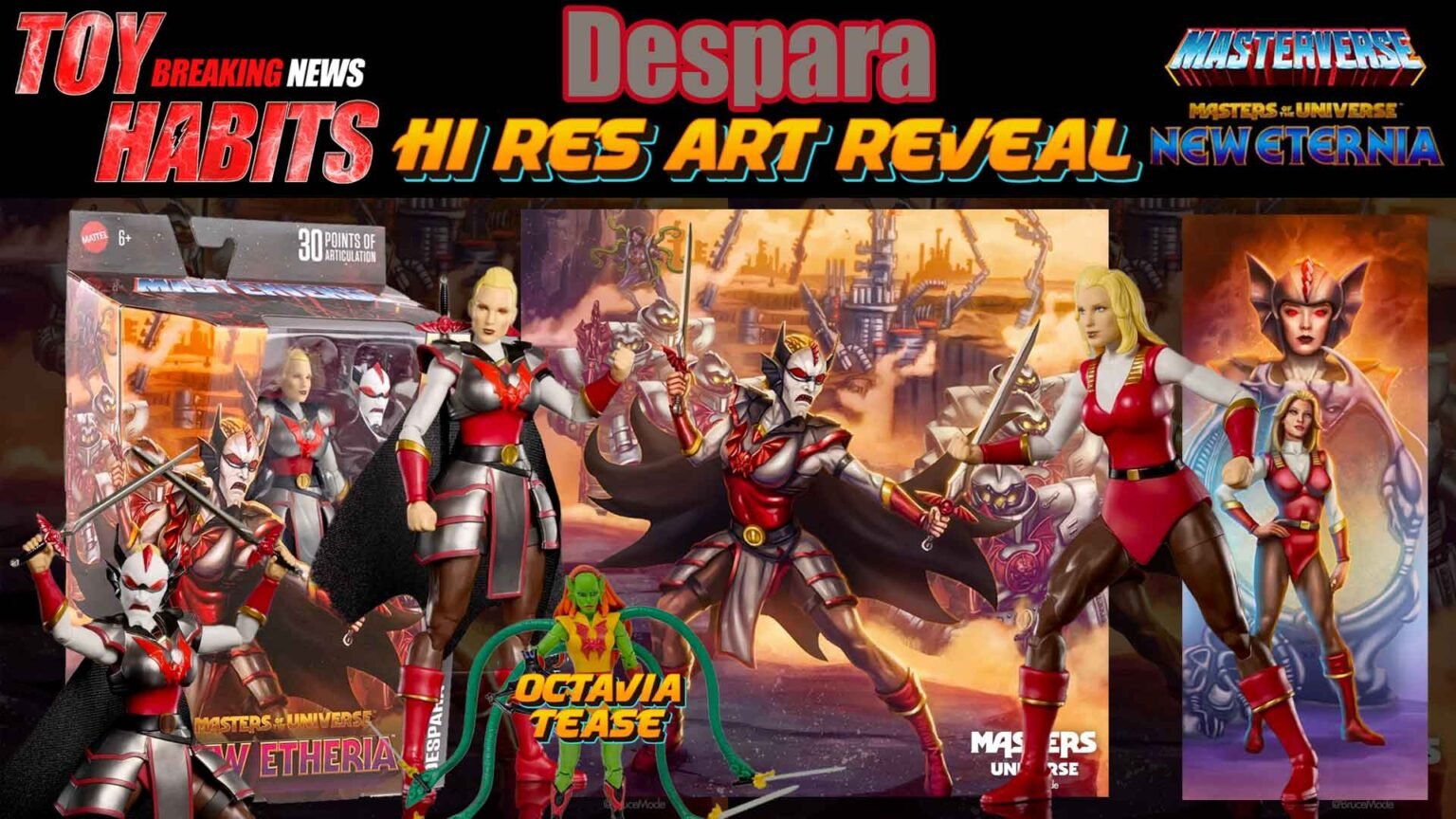Despara New Etheria Masterverse Box Art Reveal Teases Octavia