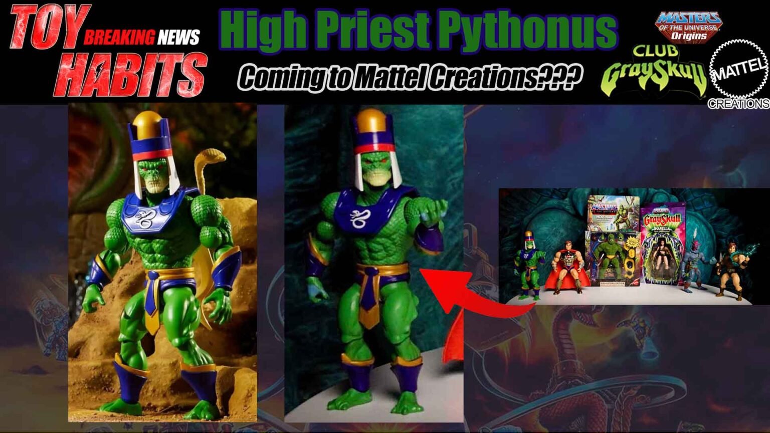 Is The High Priest Pythonus MOTU Origins Coming to Mattel Creations ...