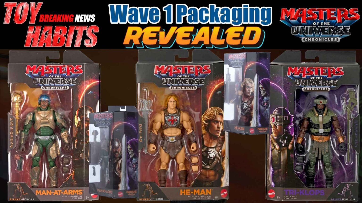 MOTU Chronicles Wave 1 Movie Figure Official Box Reveal - Toy Habits