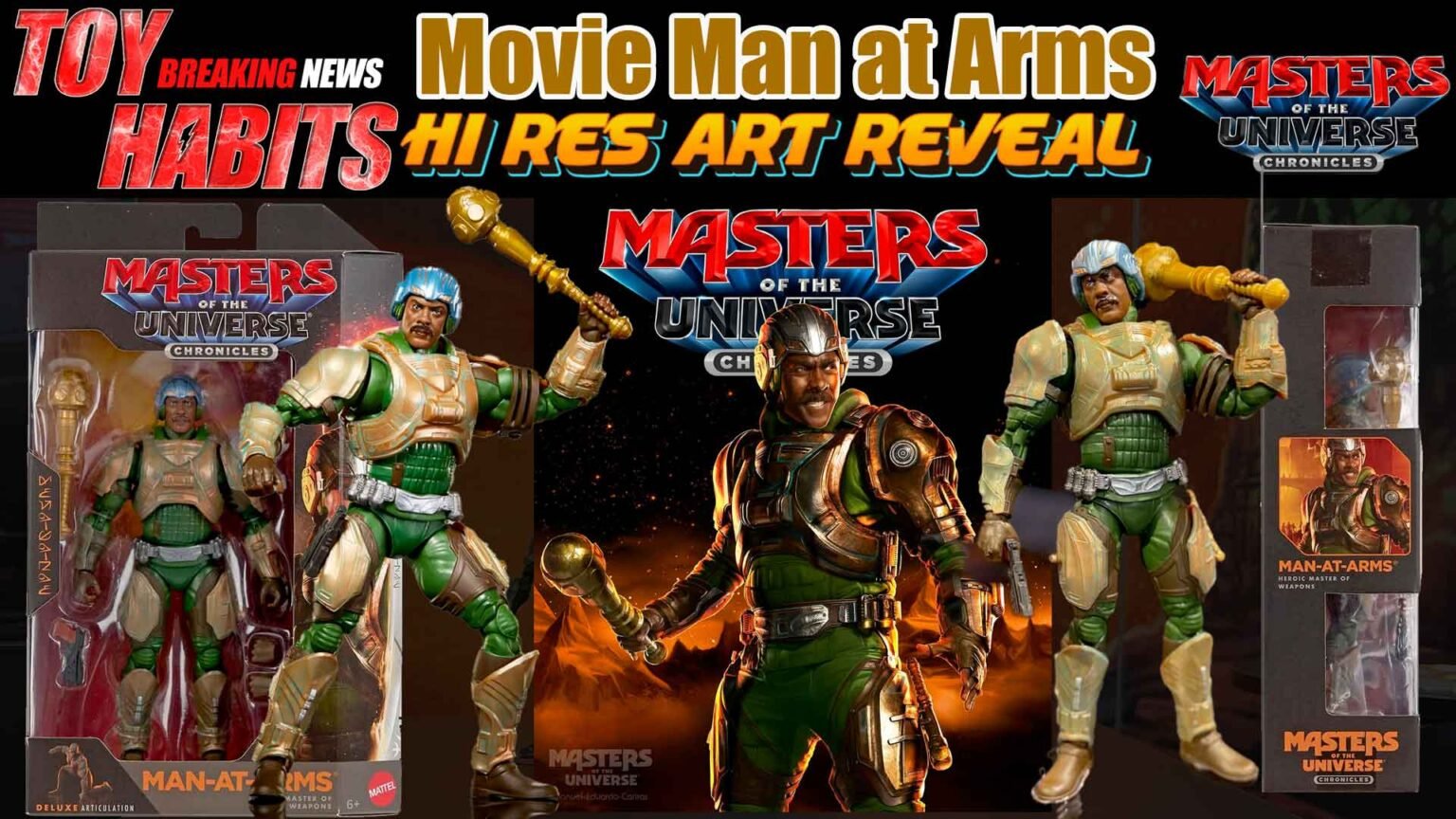 Man at Arms MOTU Chronicles Masters of the Universe Movie Hi Res Art ...