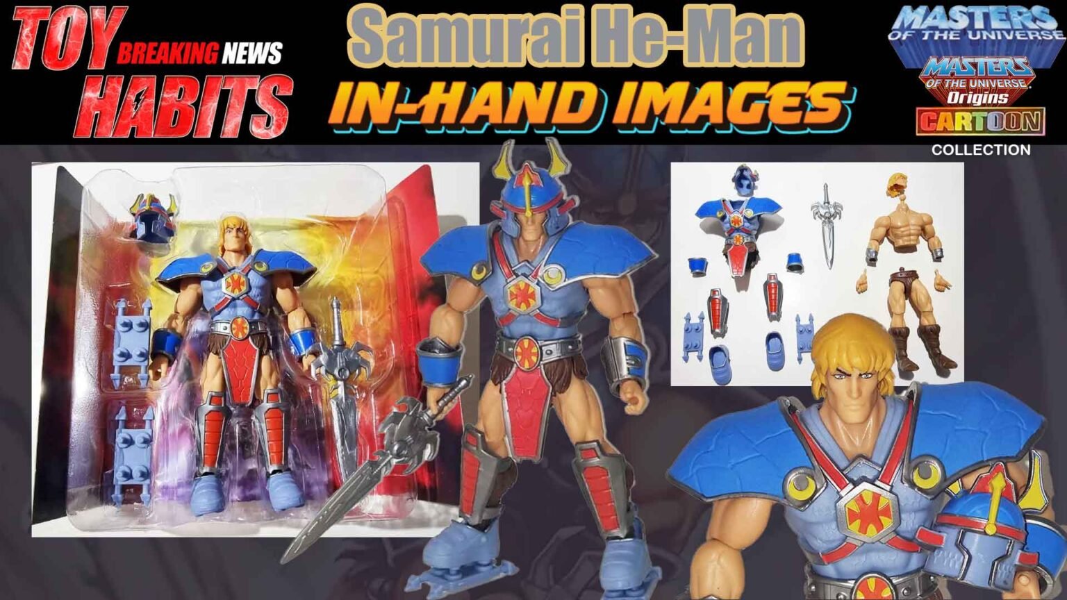 Samurai He-Man 200x MOTU Origins Cartoon Collection In-Hand Images ...